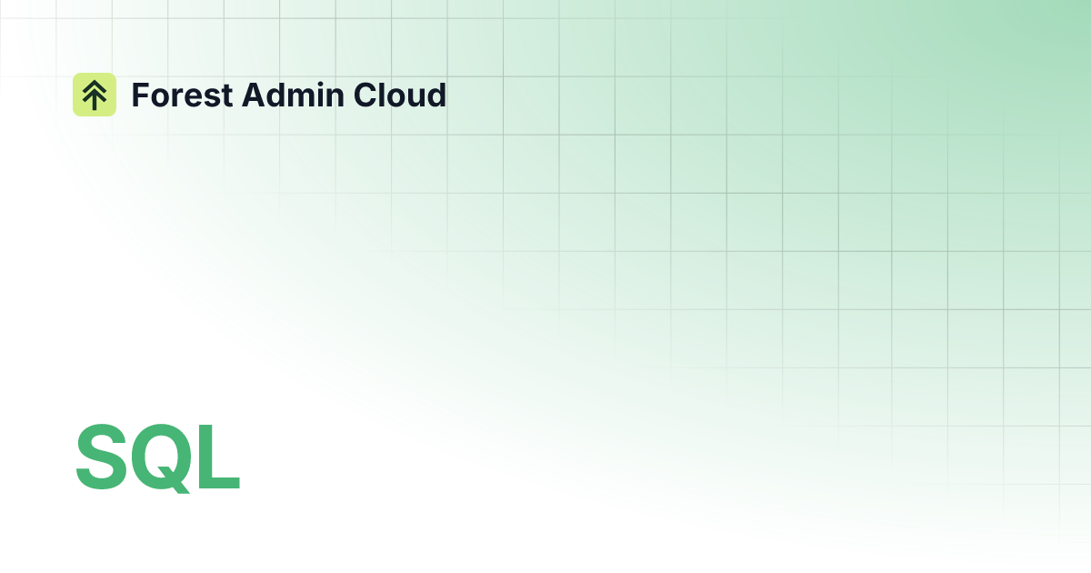 Sql Forest Admin Cloud 