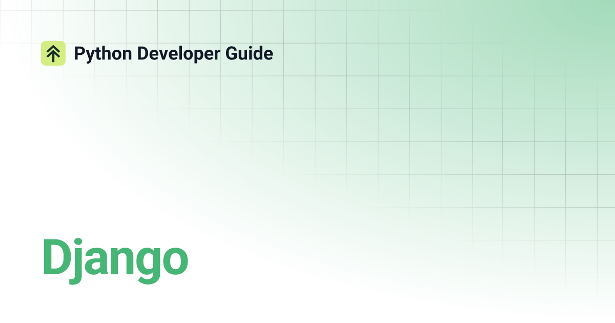 Django | Python Developer Guide