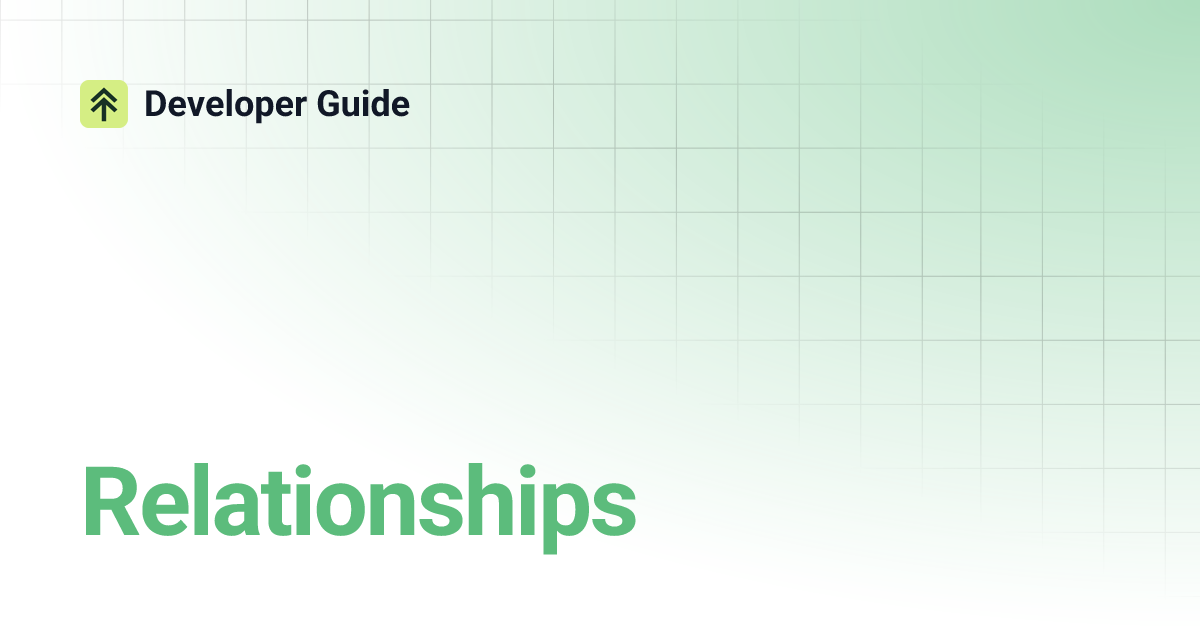 Relationships | Developer Guide
